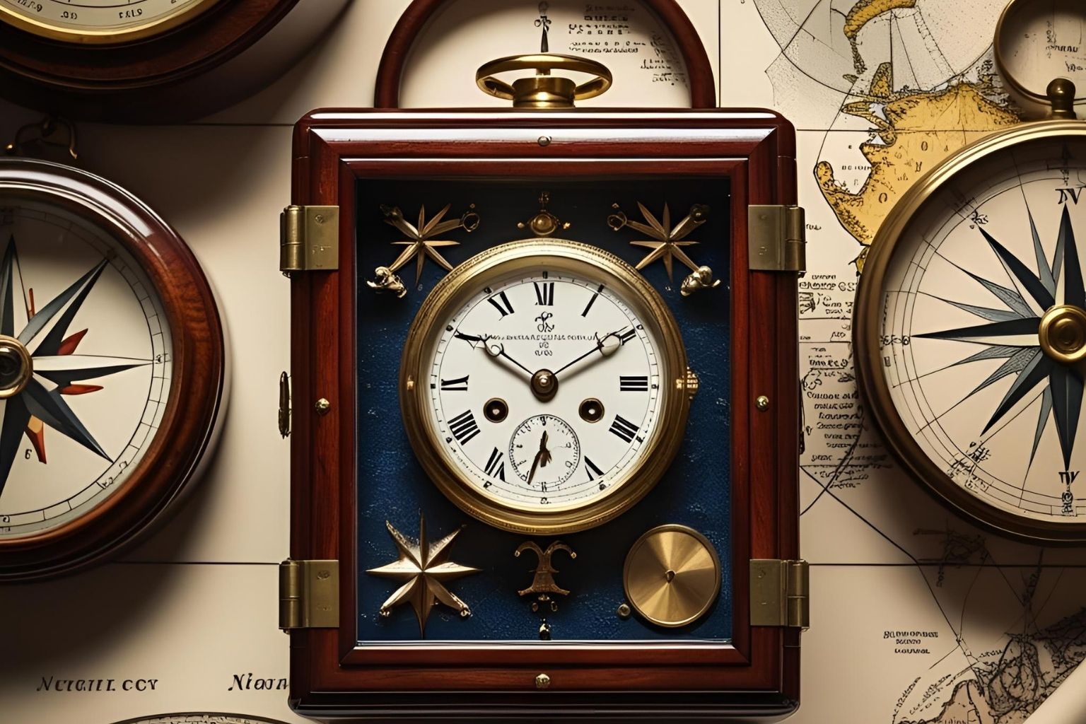 The Evolution of Marine Chronometers in Navigational History